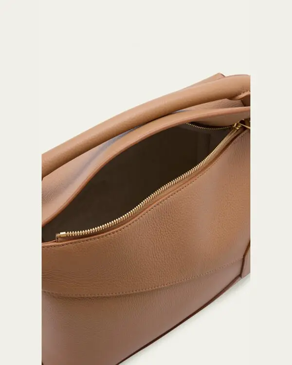 Loewe Puzzle Edge Medium Top-handle Bag - Toffee
