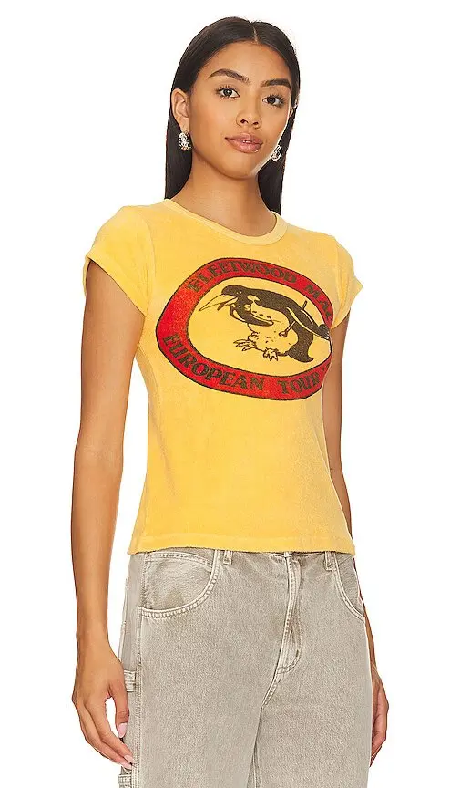 Madeworn Fleetwood Mac '77 Tee In Yellow In Lemon - 30% Off