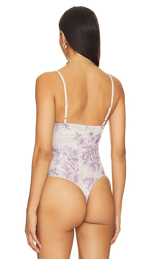 Free People Night Rhythm Bodysuit - Ivory Combo