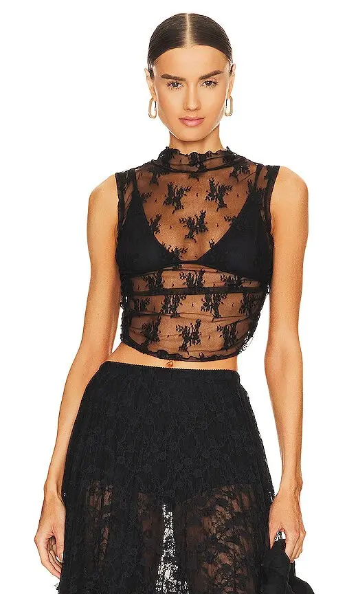 Free People X Intimately Fp Solid Nice Try Muscle Top