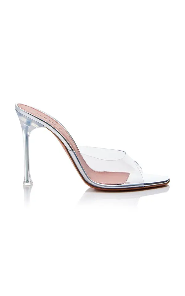 Amina Muaddi Alexa Pvc Sandals