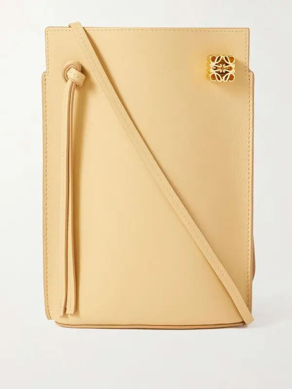 Loewe Dice Pocket Leather Shoulder Bag