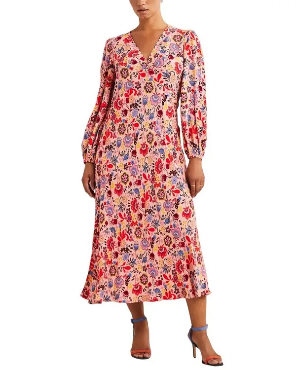 boden empire midi tea dress Boden Empire Midi Tea Dress In Nocolor - 80% Off