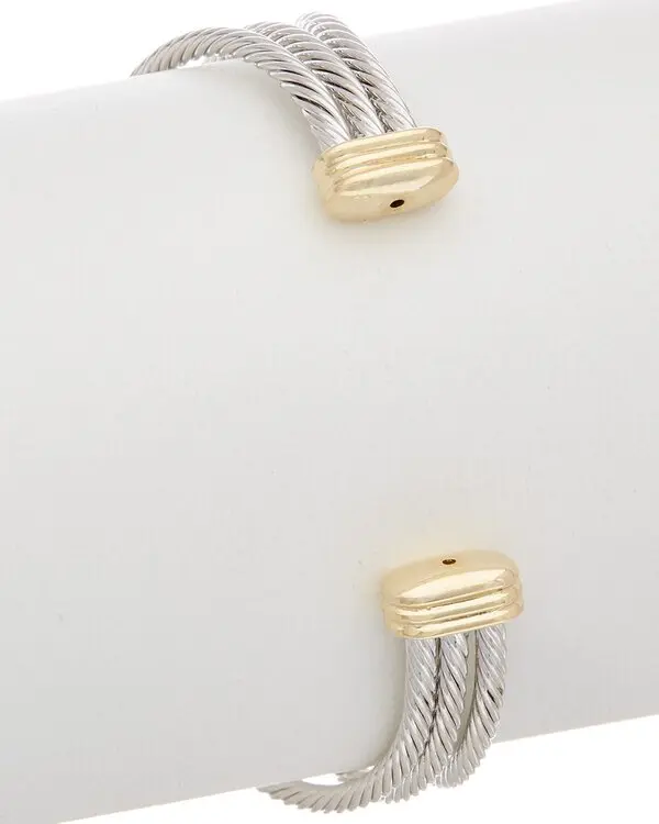 Juvell Stainless Steel Cz Bangle In Nocolor - 83% Off  display picture 1