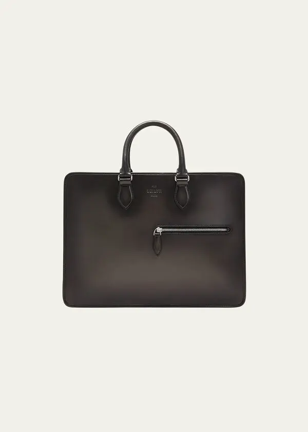 Berluti Deux Jours Leather Briefcase