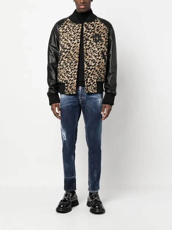 Dsquared2 Embroidered Monogram Roll Neck Jumper