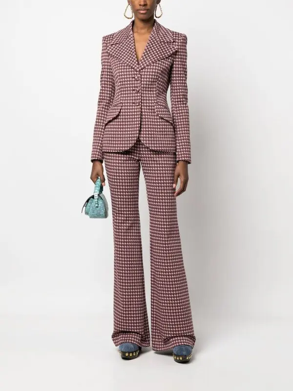 Moschino Graphic-print Flared Trousers