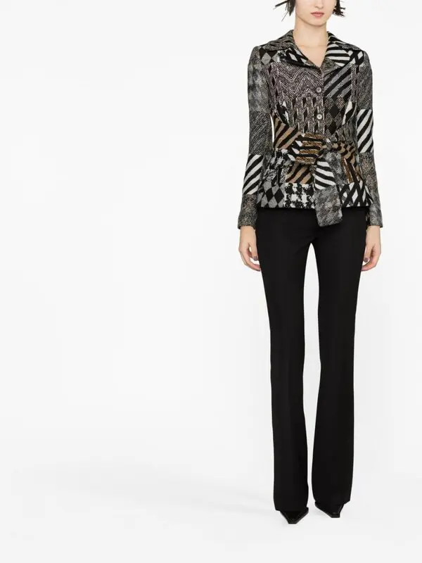 Moschino Mix-print Single-breasted Jacket