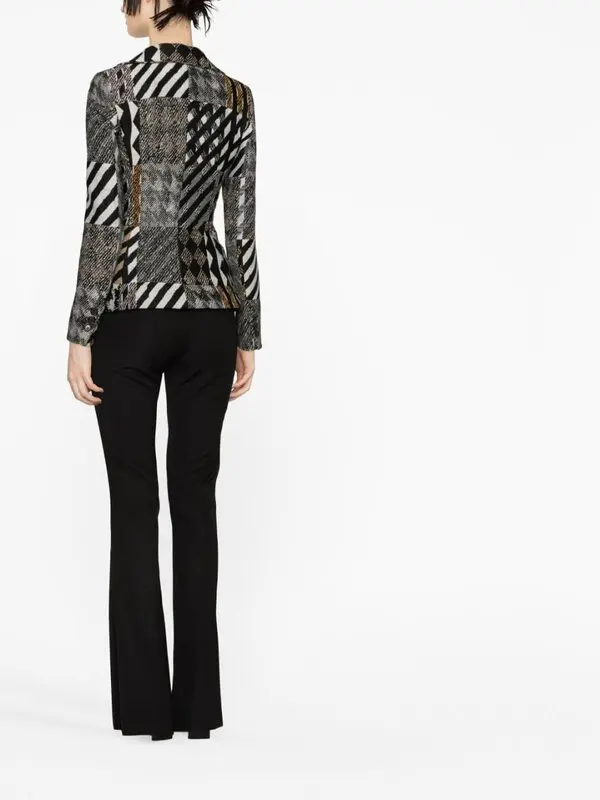 Moschino Mix-print Single-breasted Jacket