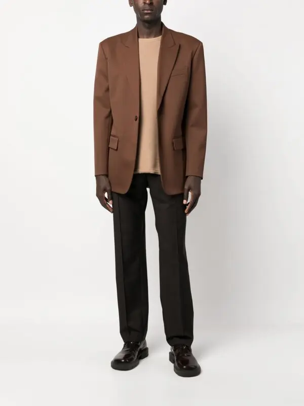Valentino Garavani Straight-leg Trousers - Brown