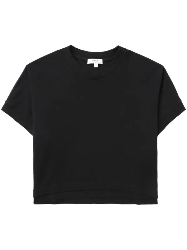 AGOLDE Cropped T-shirt - Black