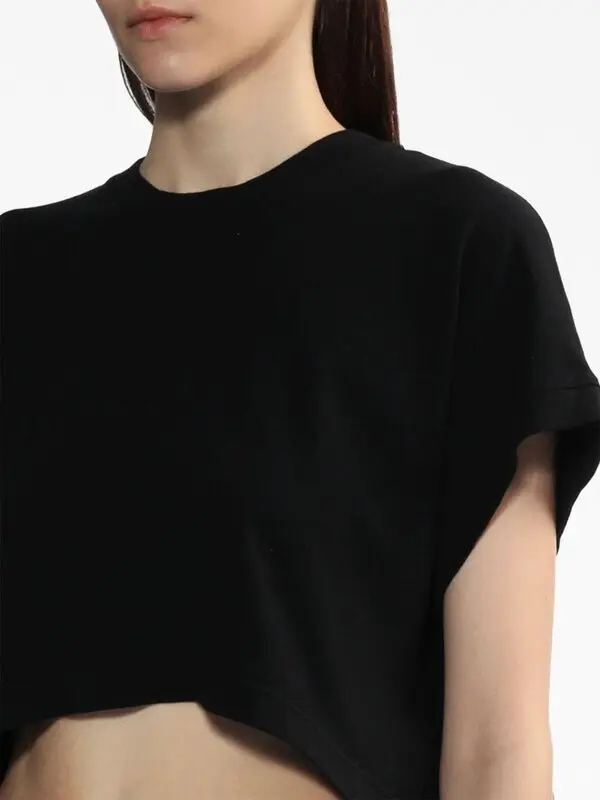 AGOLDE Cropped T-shirt - Black