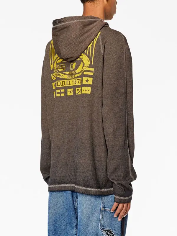 DIESEL® T-crone Long-sleeve Hoodie