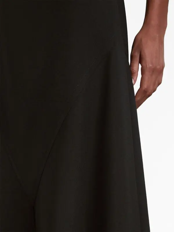 Marni Asymmetric High-waisted Midi Skirt
