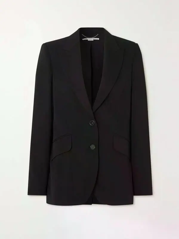 Stella McCartney Net Sustain Stretch-wool Twill Blazer