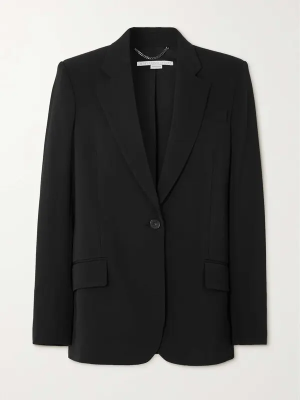 Stella McCartney Wool-blend Twill Blazer - Black