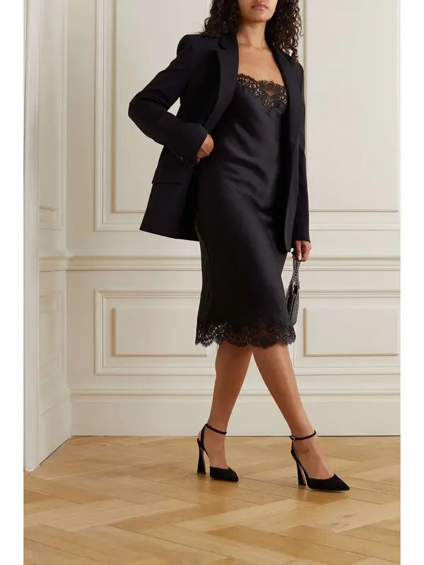 Stella McCartney Wool-blend Twill Blazer - Black