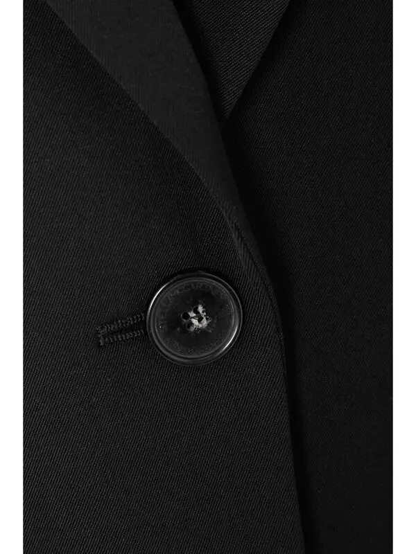 Stella McCartney Wool-blend Twill Blazer - Black