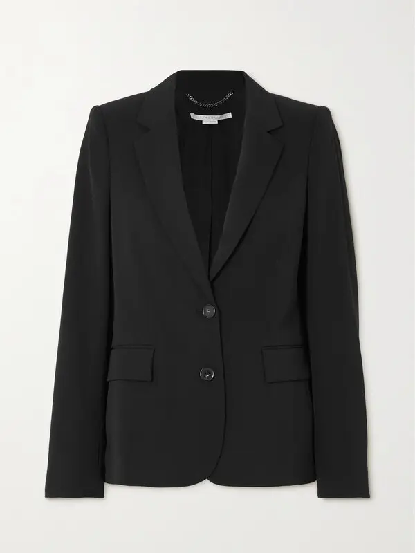 Stella McCartney Wool-blend Twill Blazer - Black
