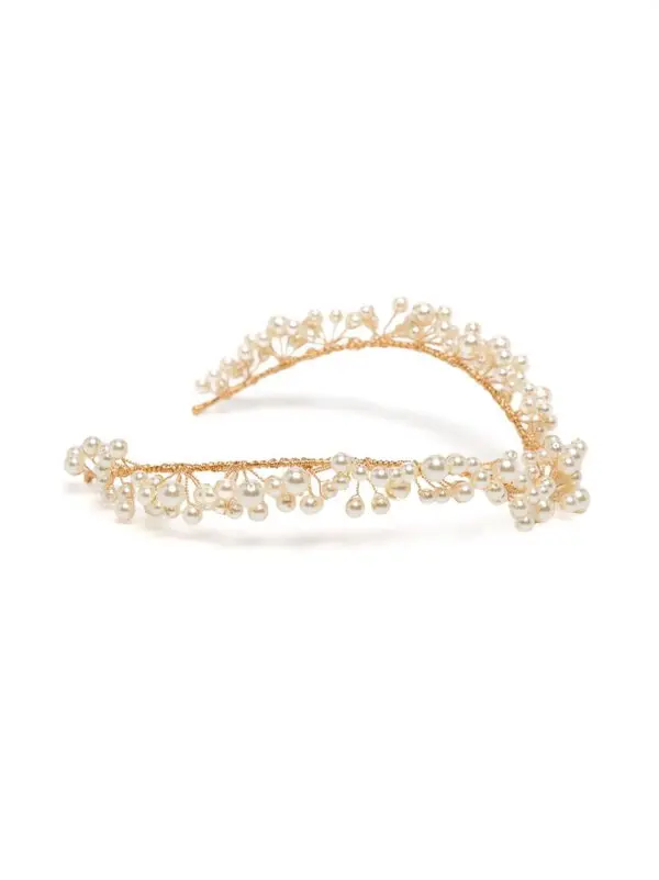 JENNIFER BEHR Primavera Pearl-encrusted Headband