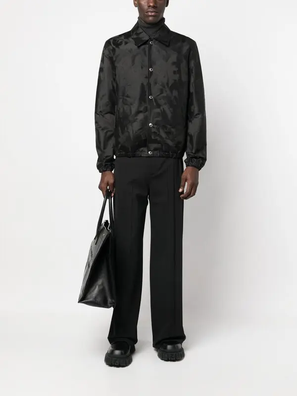 Alexander McQueen Satin Bomber Jacket