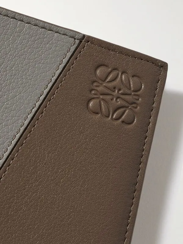 Loewe Puzzle Logo-debossed Leather Bifold Wallet