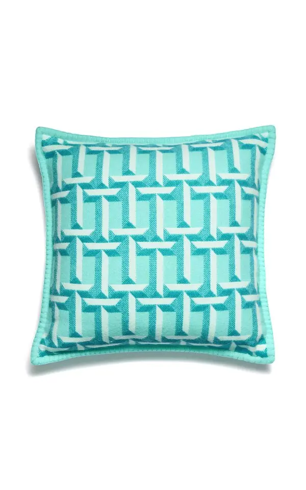Tiffany & Co. T True Wool-cashmere Cushion - Blue