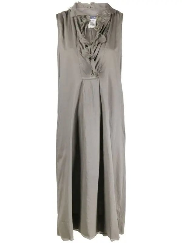Kristensen Du Nord Cotton Midi Dress - Grey