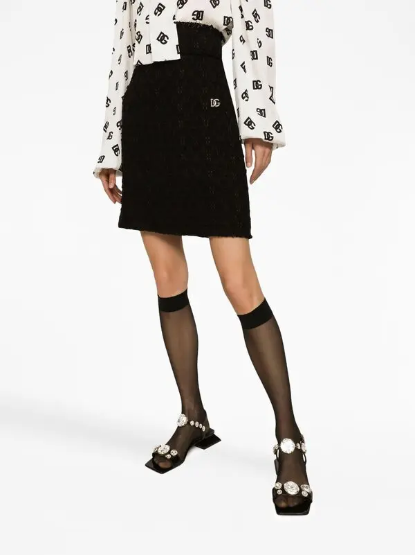 Dolce & Gabbana Side-slit Midi Skirt