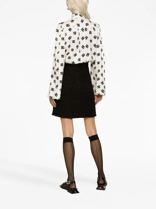 Dolce & Gabbana Side-slit Midi Skirt