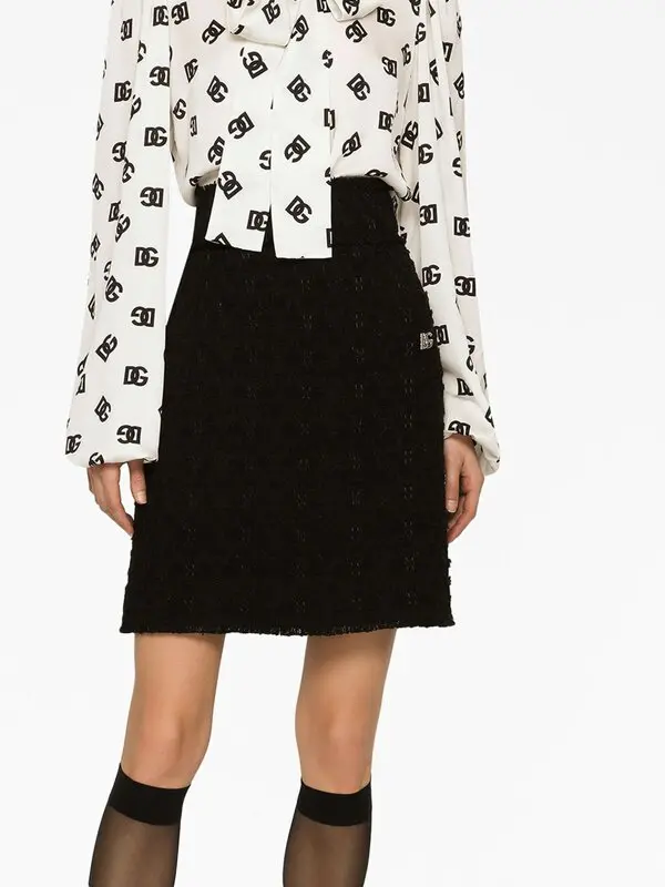 Dolce & Gabbana Side-slit Midi Skirt