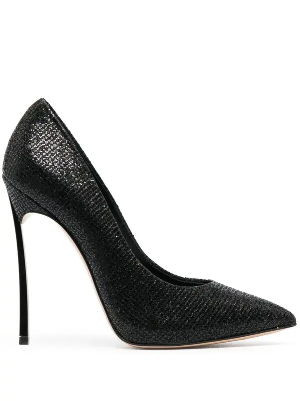 Casadei Blade 120mm Sequin-embellished Pumps