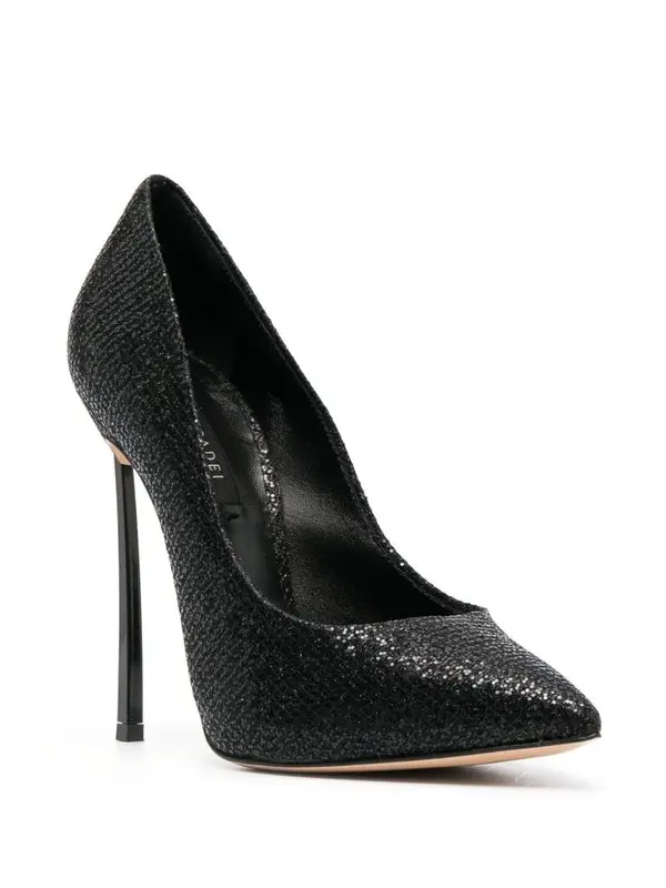 Casadei Blade 120mm Sequin-embellished Pumps