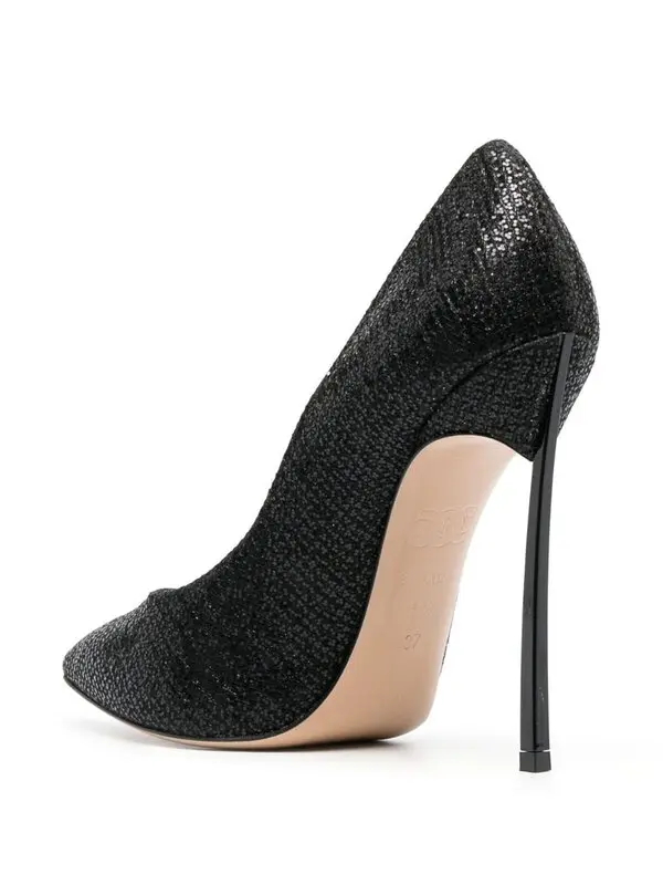 Casadei Blade 120mm Sequin-embellished Pumps
