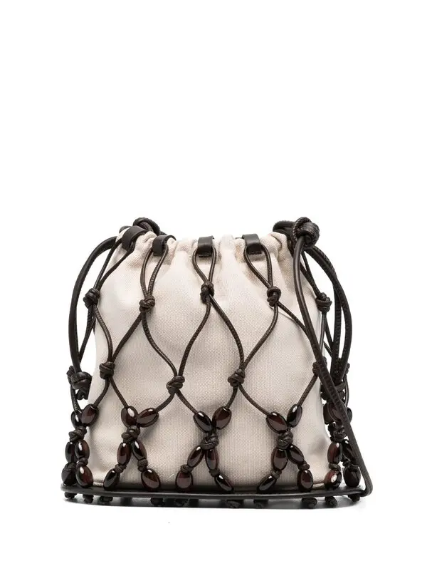 Hereu Bonera Bead-embellished Crossbody Bag