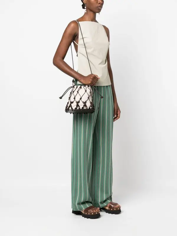 Hereu Bonera Bead-embellished Crossbody Bag
