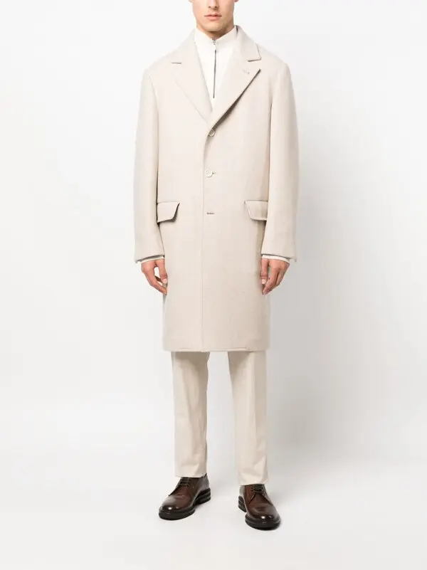 Brunello Cucinelli Notched-lapels Single-breasted Coat