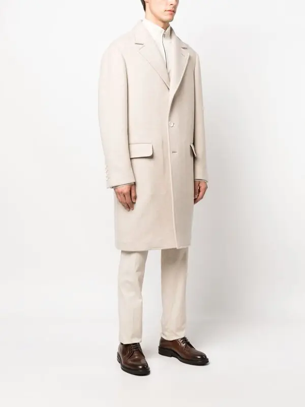 Brunello Cucinelli Notched-lapels Single-breasted Coat
