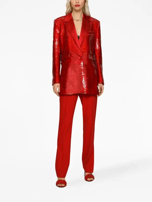 Dolce & Gabbana Sequin-embellished Blazer
