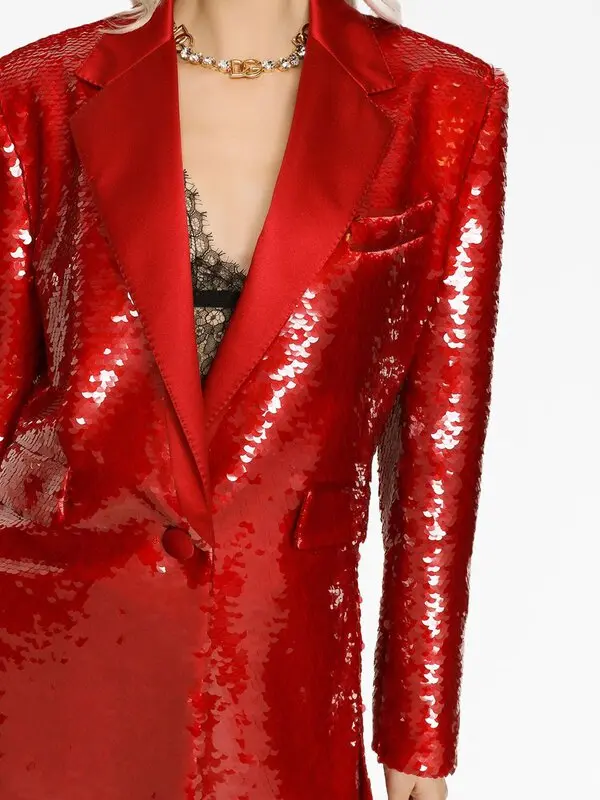 Dolce & Gabbana Sequin-embellished Blazer