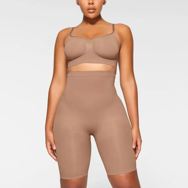 SKIMS Seamless Sculpt High Waisted Above The Knee Short - Sienna