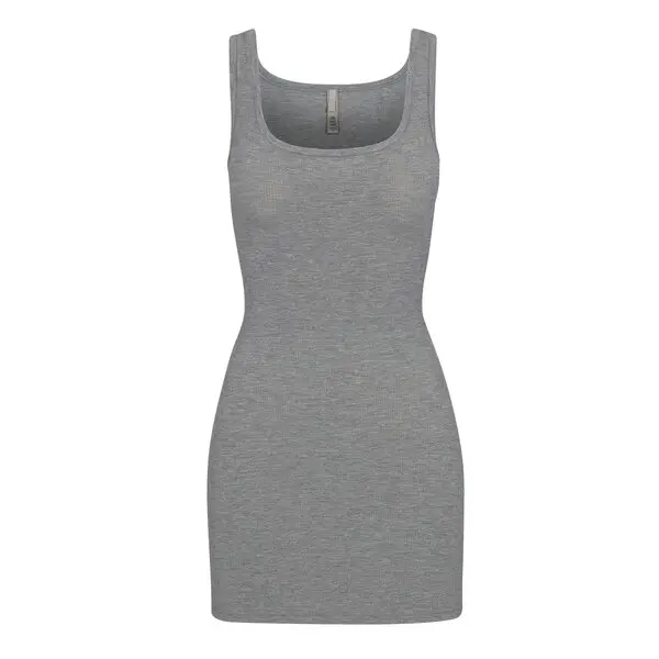 skims soft lounge slip dress short SOFT LOUNGE SLIP DRESS | ONYX