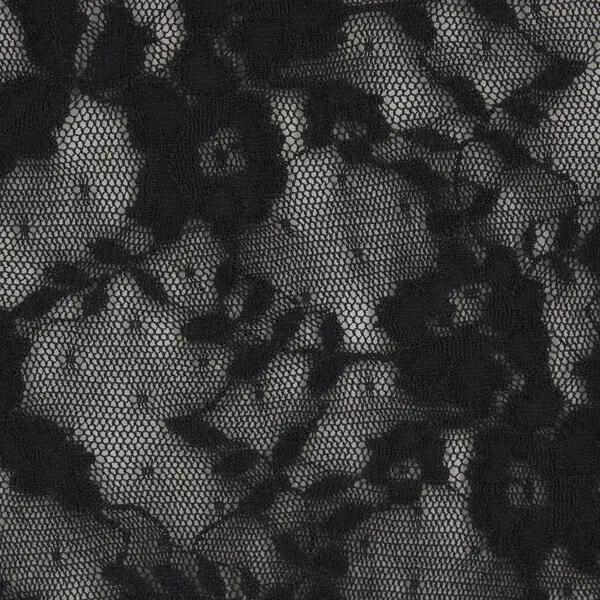 SKIMS Dipped Thong | Black | | Stretch Lace - Soot