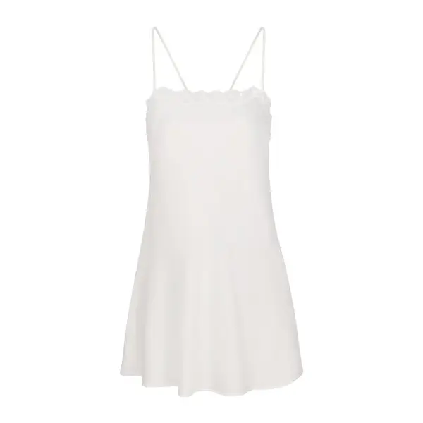 SKIMS Bridal Silk Slip Dress - Marble