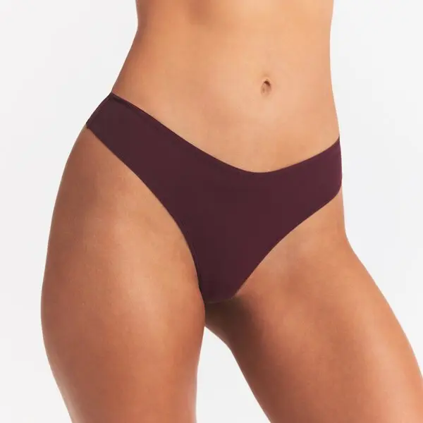 SKIMS Thong 5 Pack | Black | | Fits Everybody