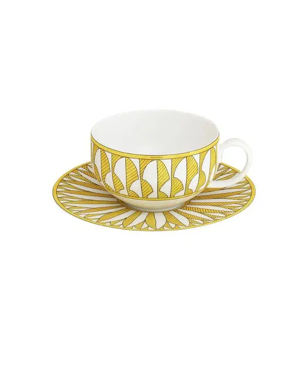 Hermès Soleil D' Tea Cup & Saucer Set - No Color