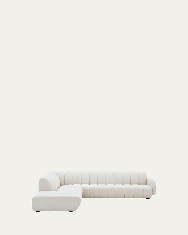 Jonathan Adler Brigitte Left-arm Facing Sectional, Olympus Oatmeal