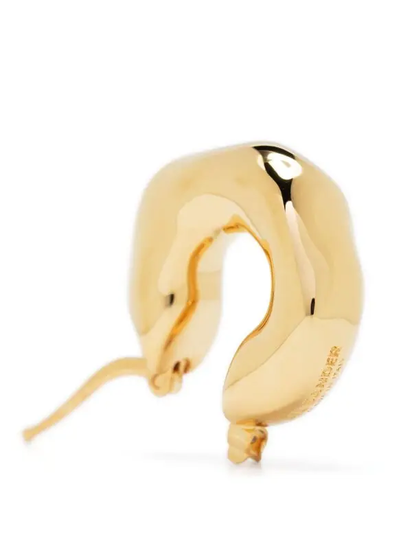 JIL SANDER Small Hoop Earrings - Gold