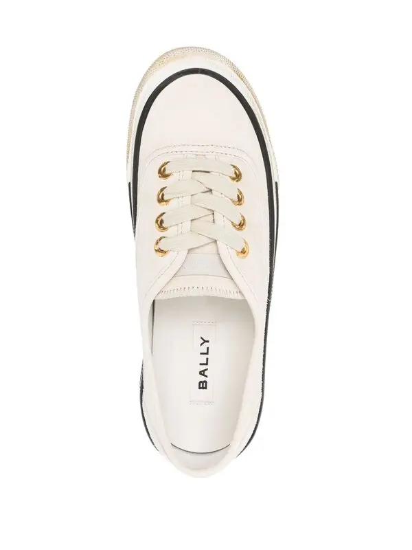 Bally Faded Suede Low-top Sneakers - Neutrals
