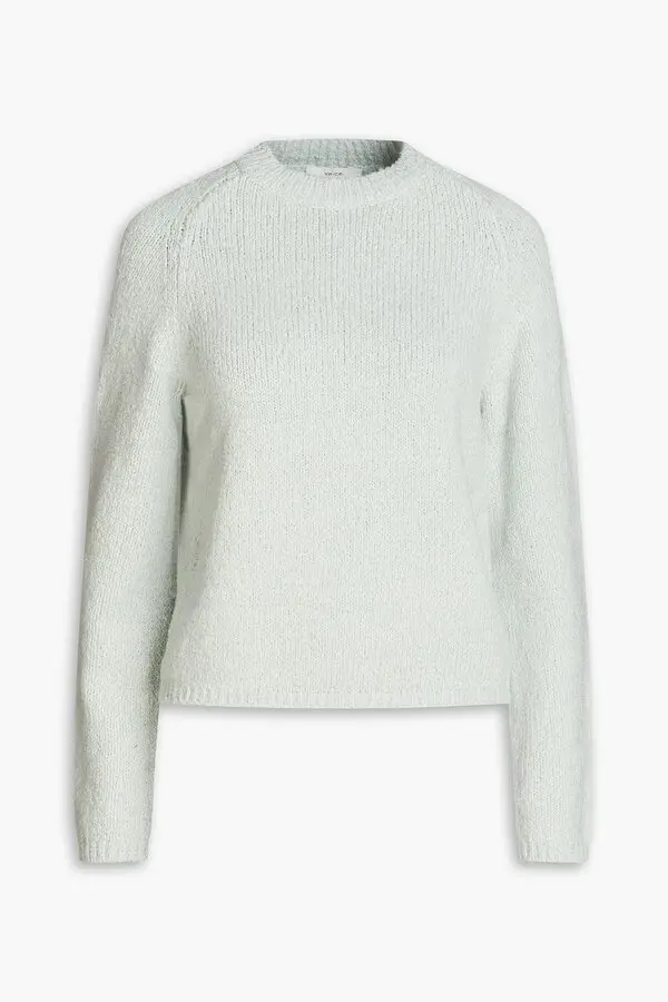 Vince Cotton-blend Chenille Sweater